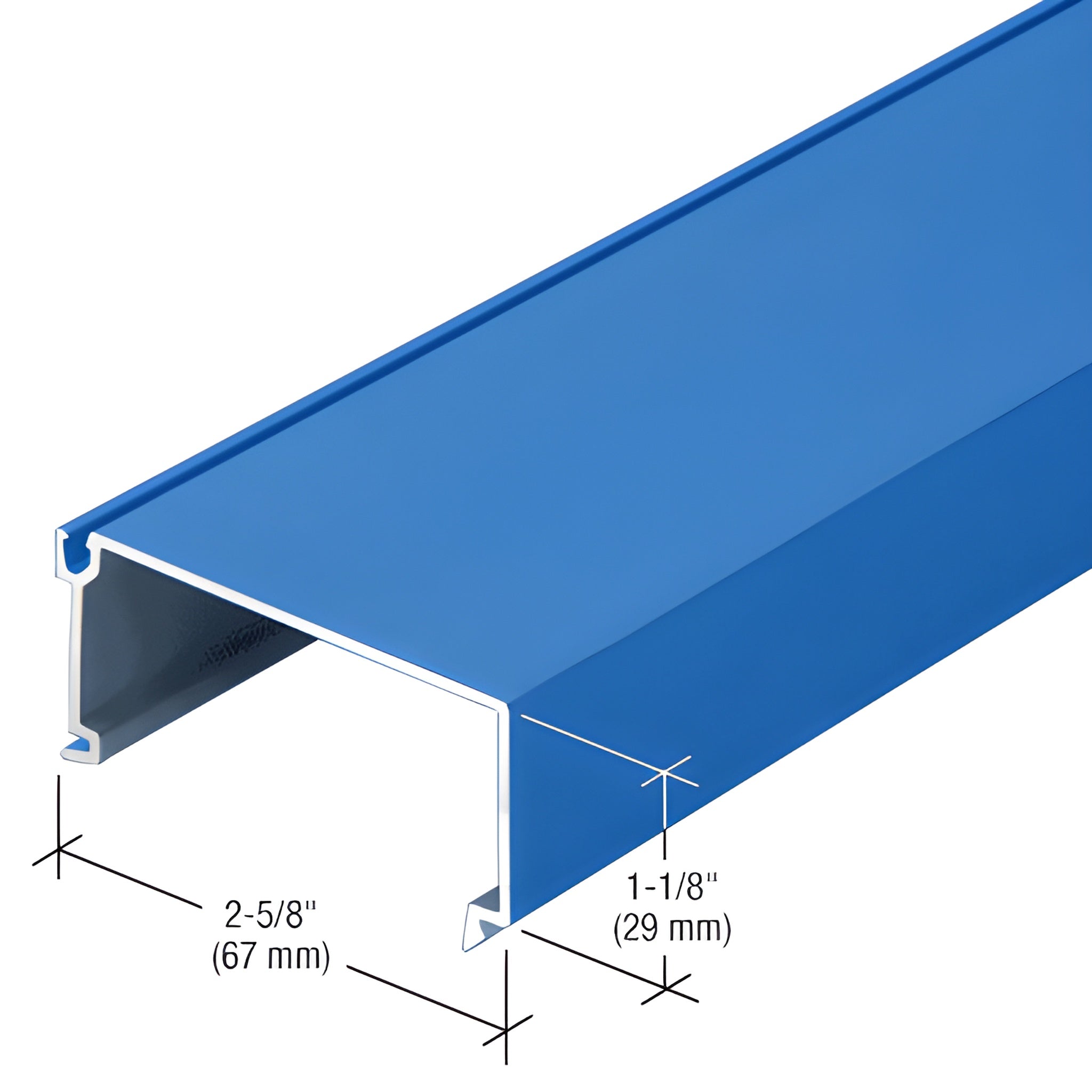CRL-U.S. Aluminum Interior Glass Stop - Custom Paint, 24 ft 2 in ...