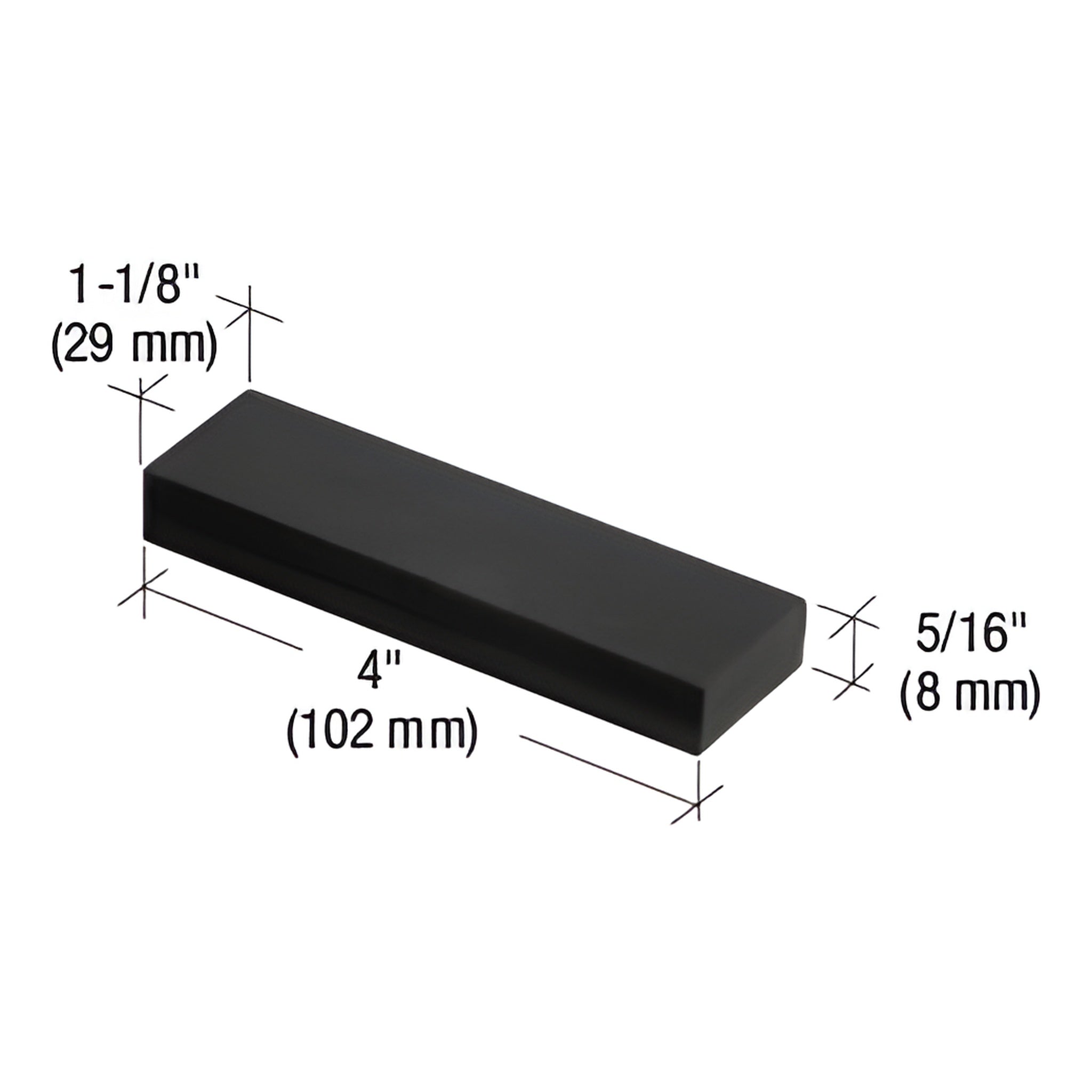 CRL-U.S. Aluminum Glazing Setting Blocks, 100 Pack – Canada Wide ...